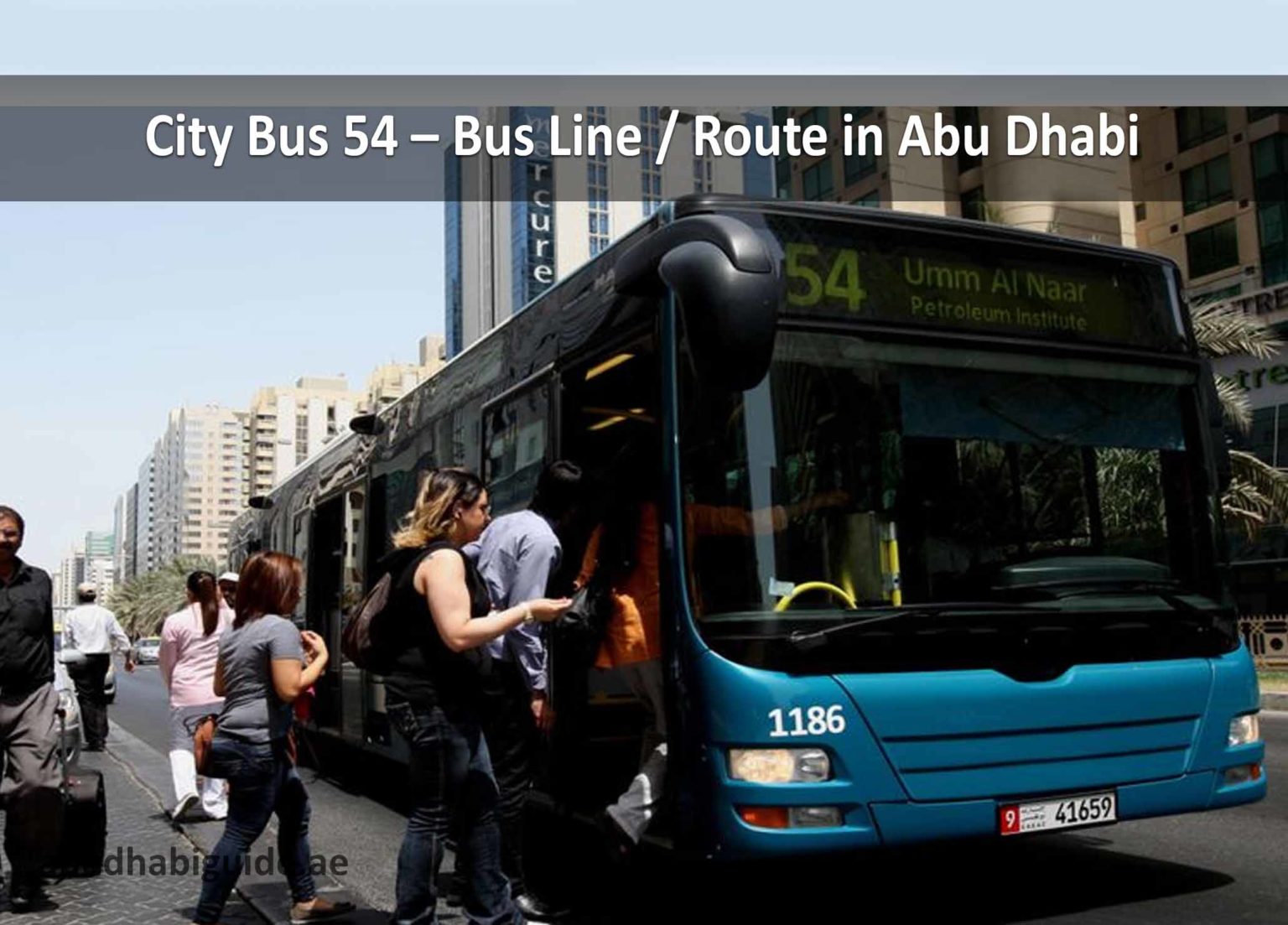 City Bus 54 – Bus Line / Route in Abu Dhabi – Time Schedule, Stops and ...