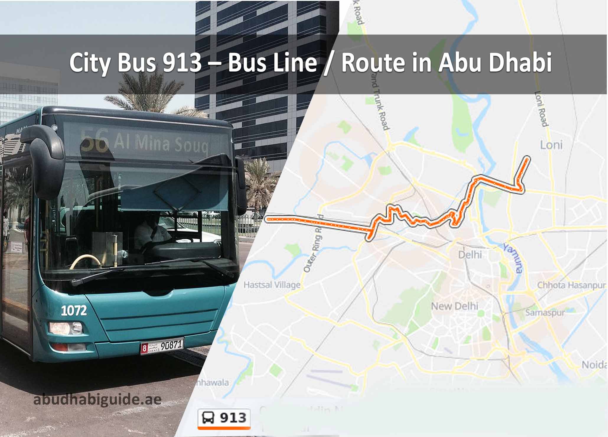 Reg Bus A1- Bus Line / Route in Abu Dhabi - Time Schedule 2024, Stops ...