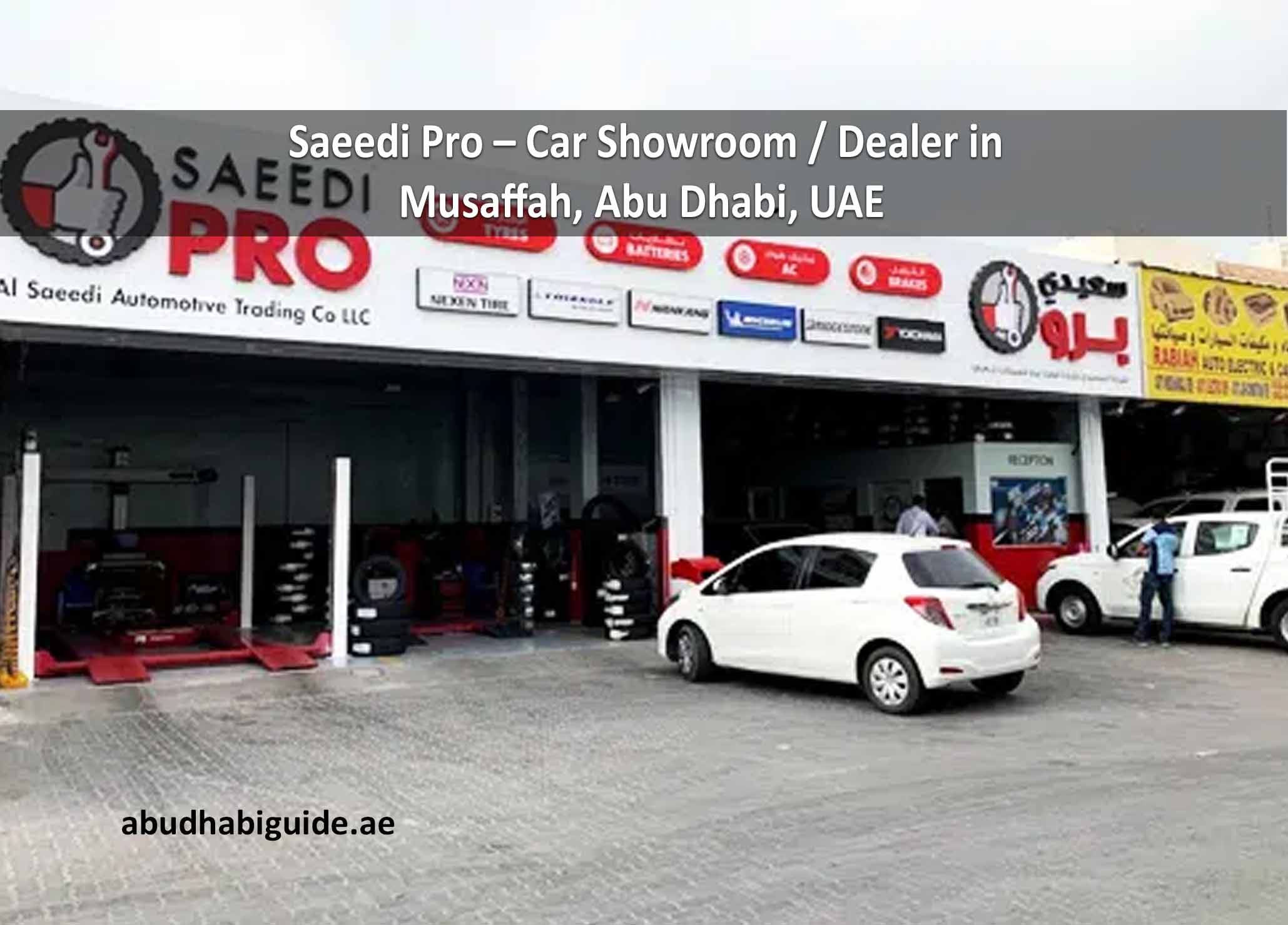 Saeedi Pro – Car Showroom / Dealer in Musaffah, Abu Dhabi, UAE ...