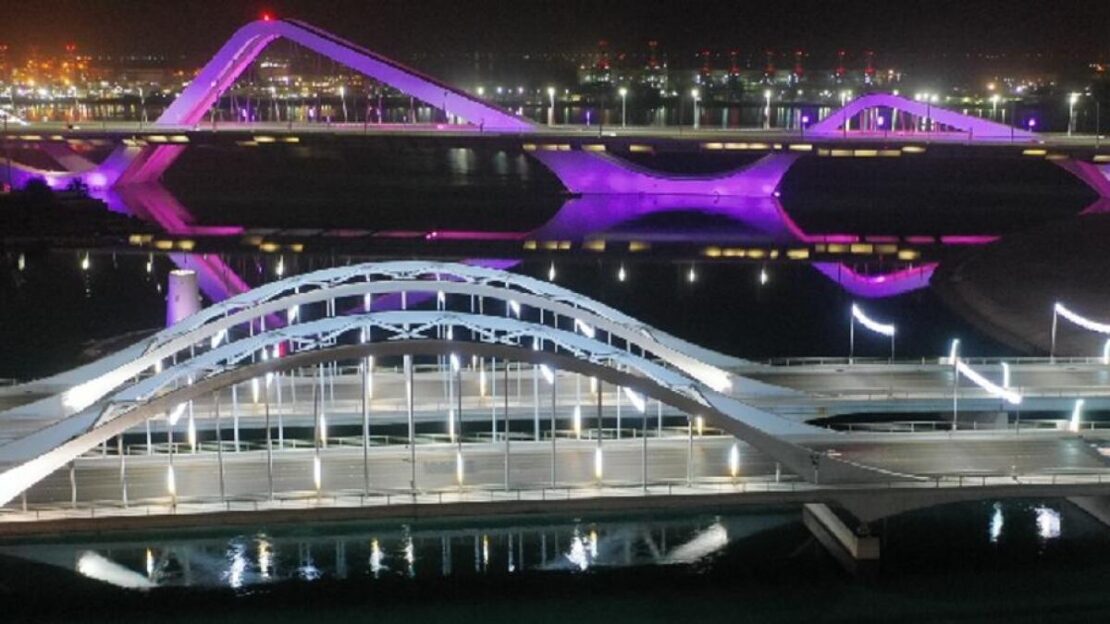 Al Maqtaa Bridge in Abu Dhabi, UAE: Who built and completed year ...